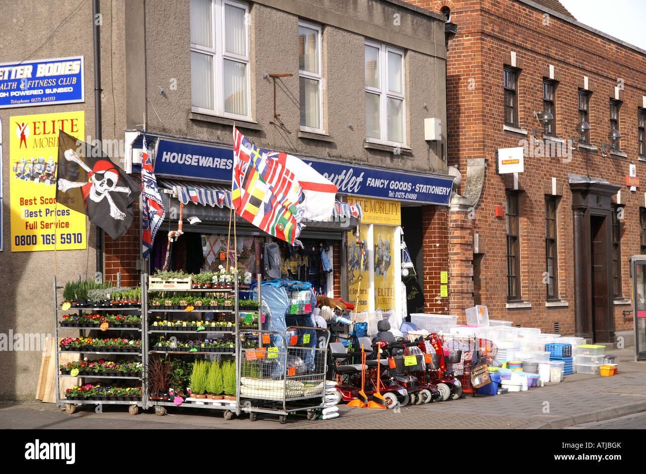 Shop front Portishead Stock Photo - Alamy