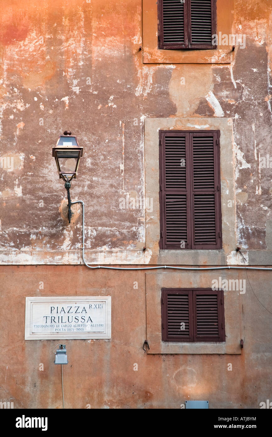 Piazza Trilussa Rome Italy Stock Photo - Alamy