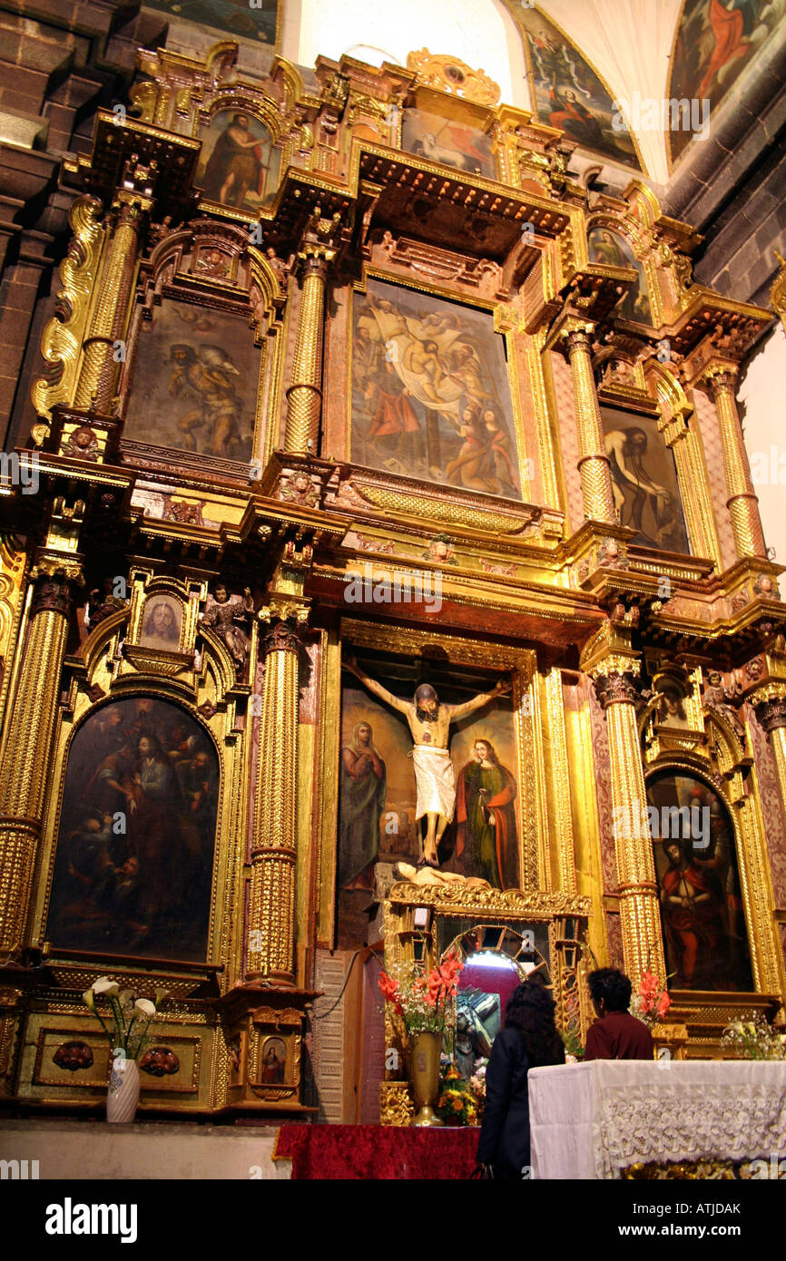 Cusco cathedral last supper hi-res stock photography and images - Alamy