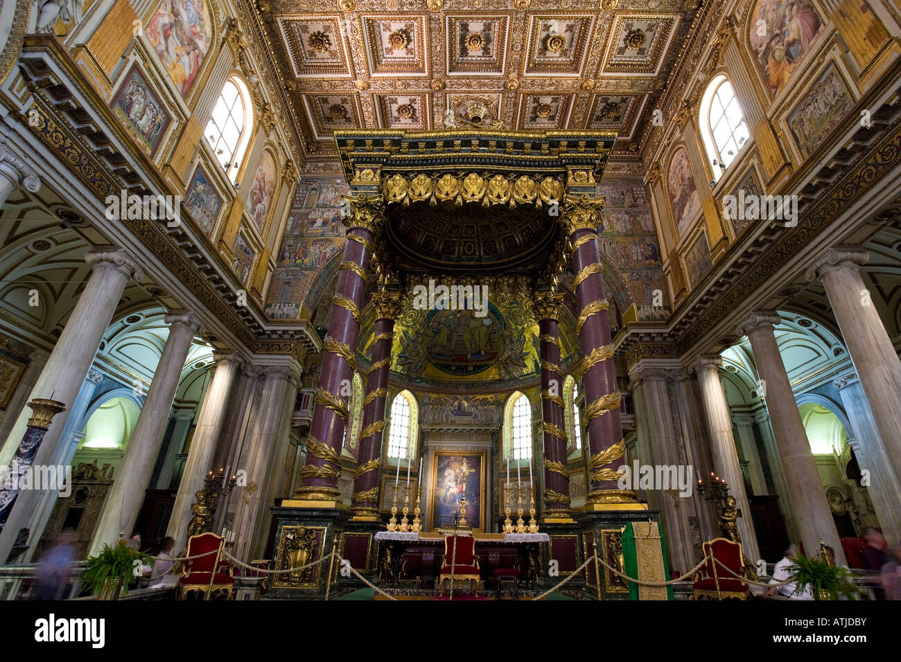 Santa Maria Maggiore Rome Italy Stock Photo - Alamy