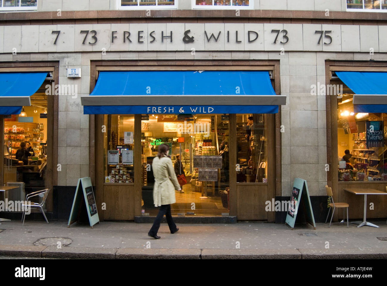 Fresh and Wild shop in Soho, London England UK Stock Photo - Alamy