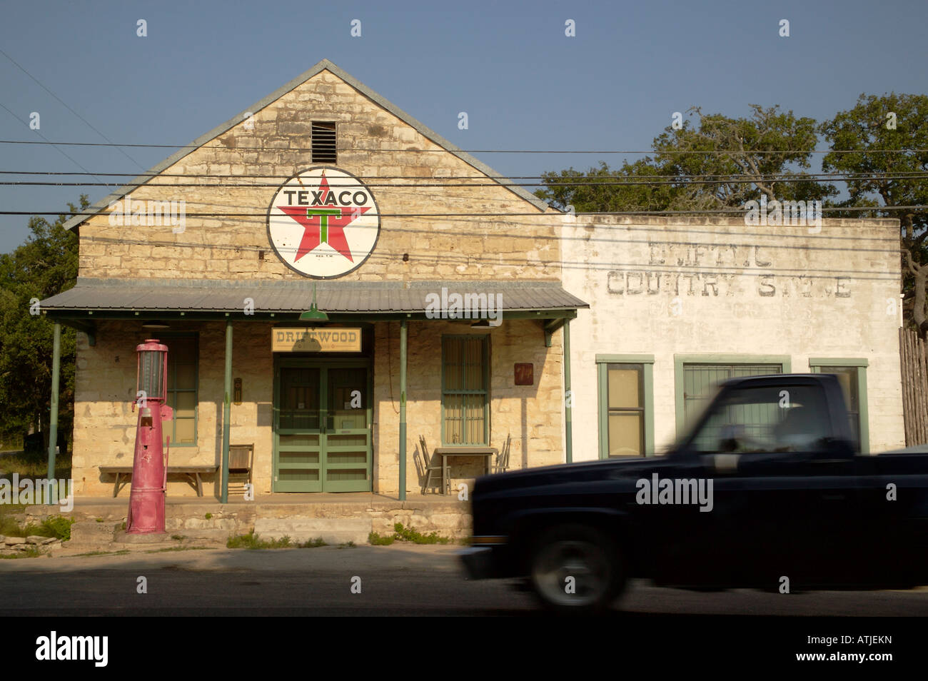 Old general store at Driftwood Texas southwest of Austin Texas in the ...