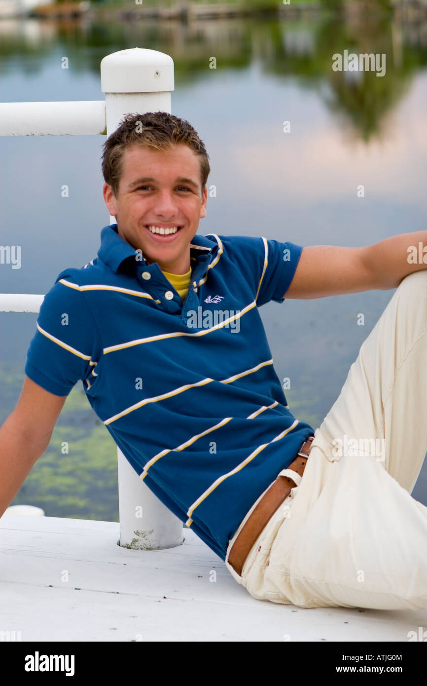 Teen Male Model Stock Photo - Alamy