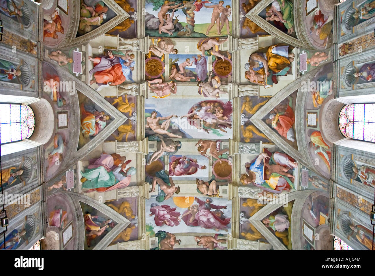Sistine chapel michelangelo ceiling hi-res stock photography and images - Alamy