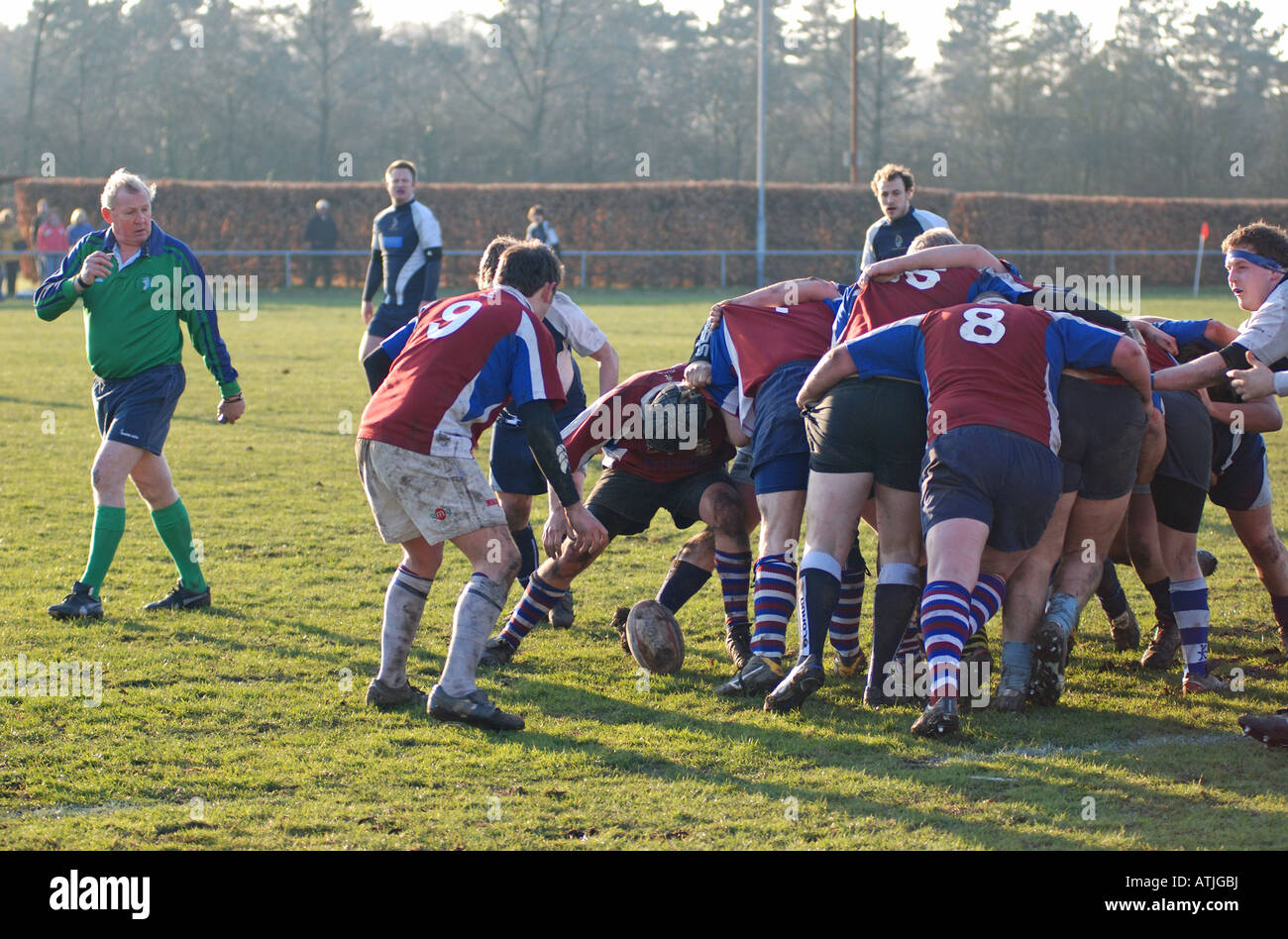 Rugby england scrum hi-res stock photography and images - Alamy