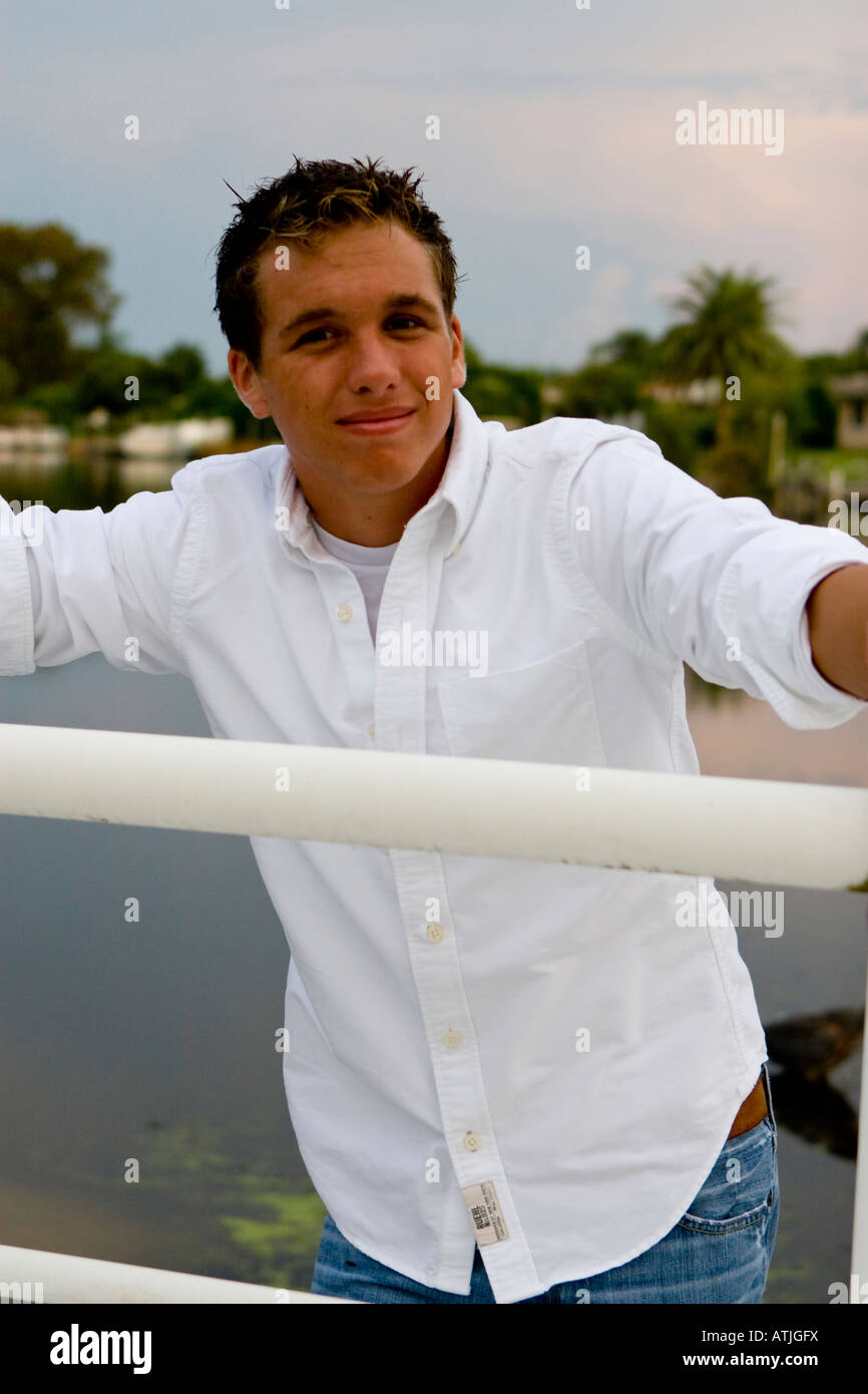 Teen Male Model Stock Photo - Alamy