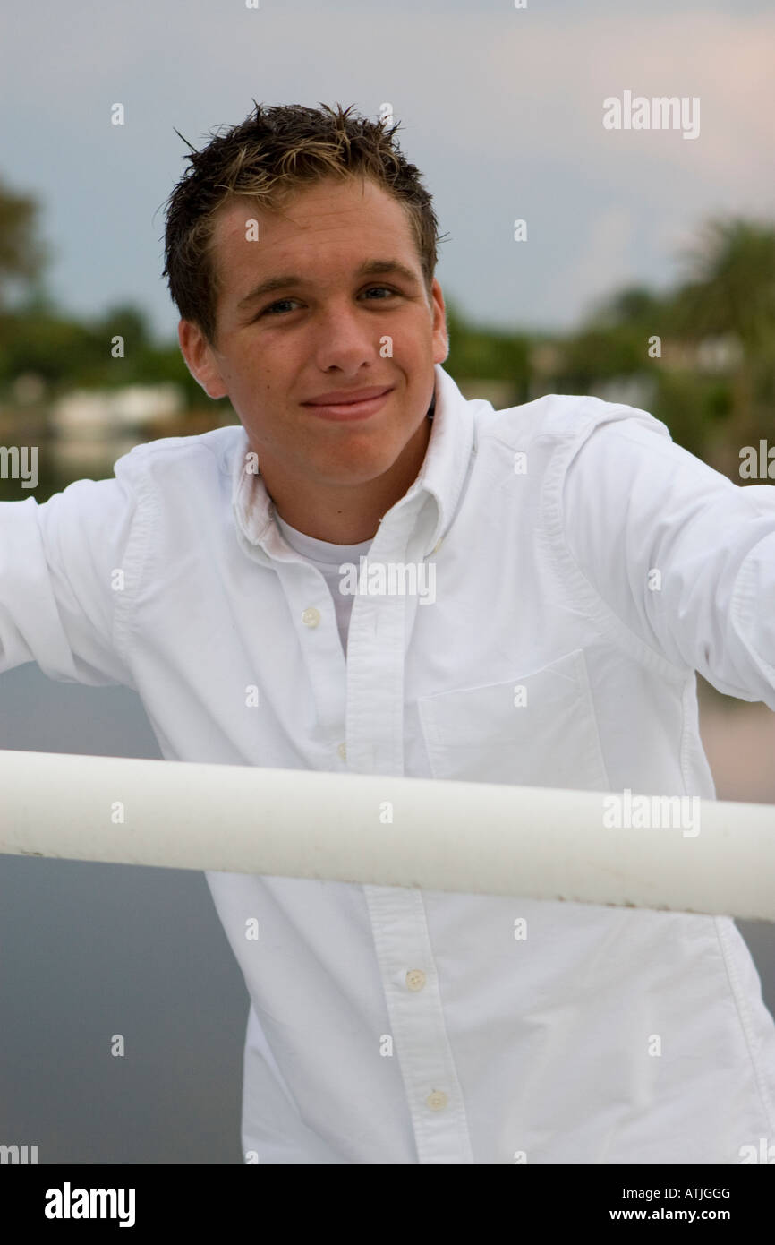 Teen Male Model Stock Photo - Alamy