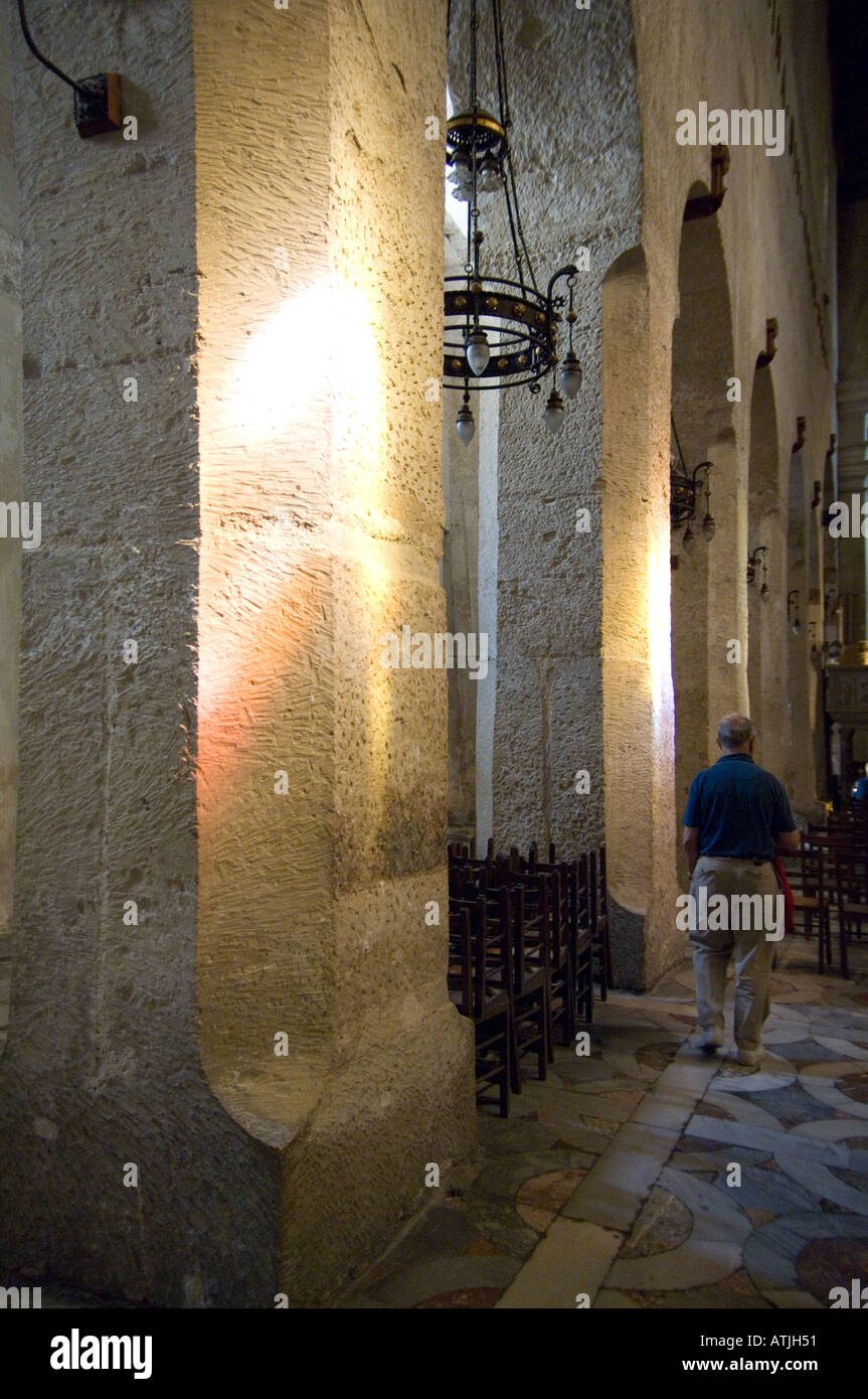 The 5th century BC columns of the temple of Athena presently supporting ...