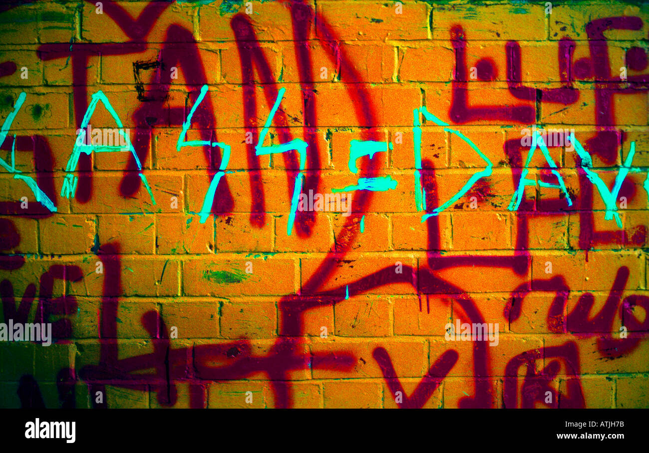Strong statement graffiti hi-res stock photography and images - Alamy