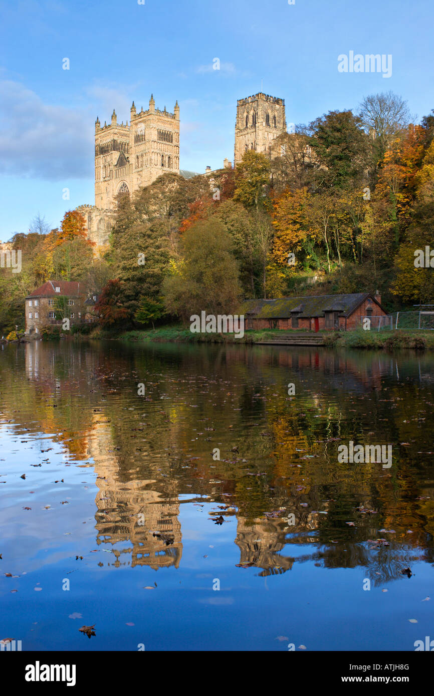Durham Cathedral - Autumn Colours, north east England, UK Stock Photo ...