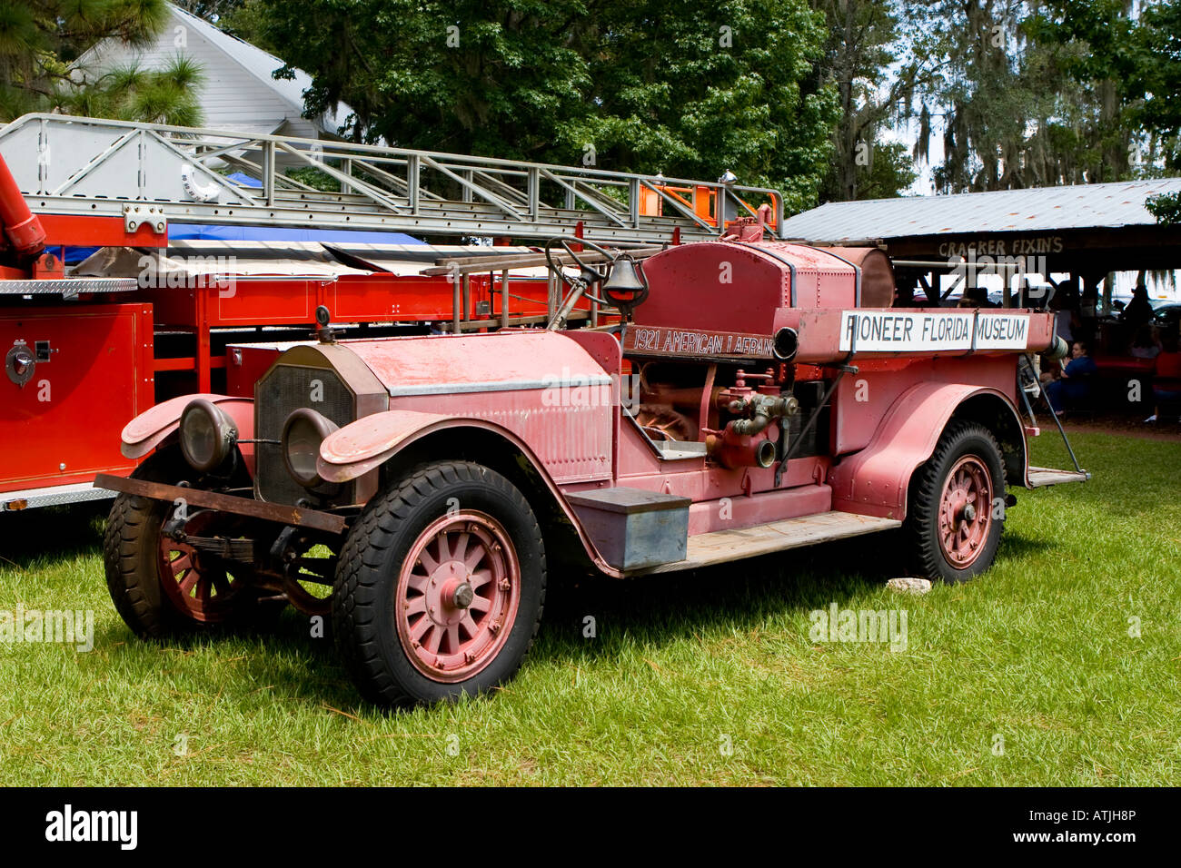 Antique Fire Engine Stock Photo - Alamy