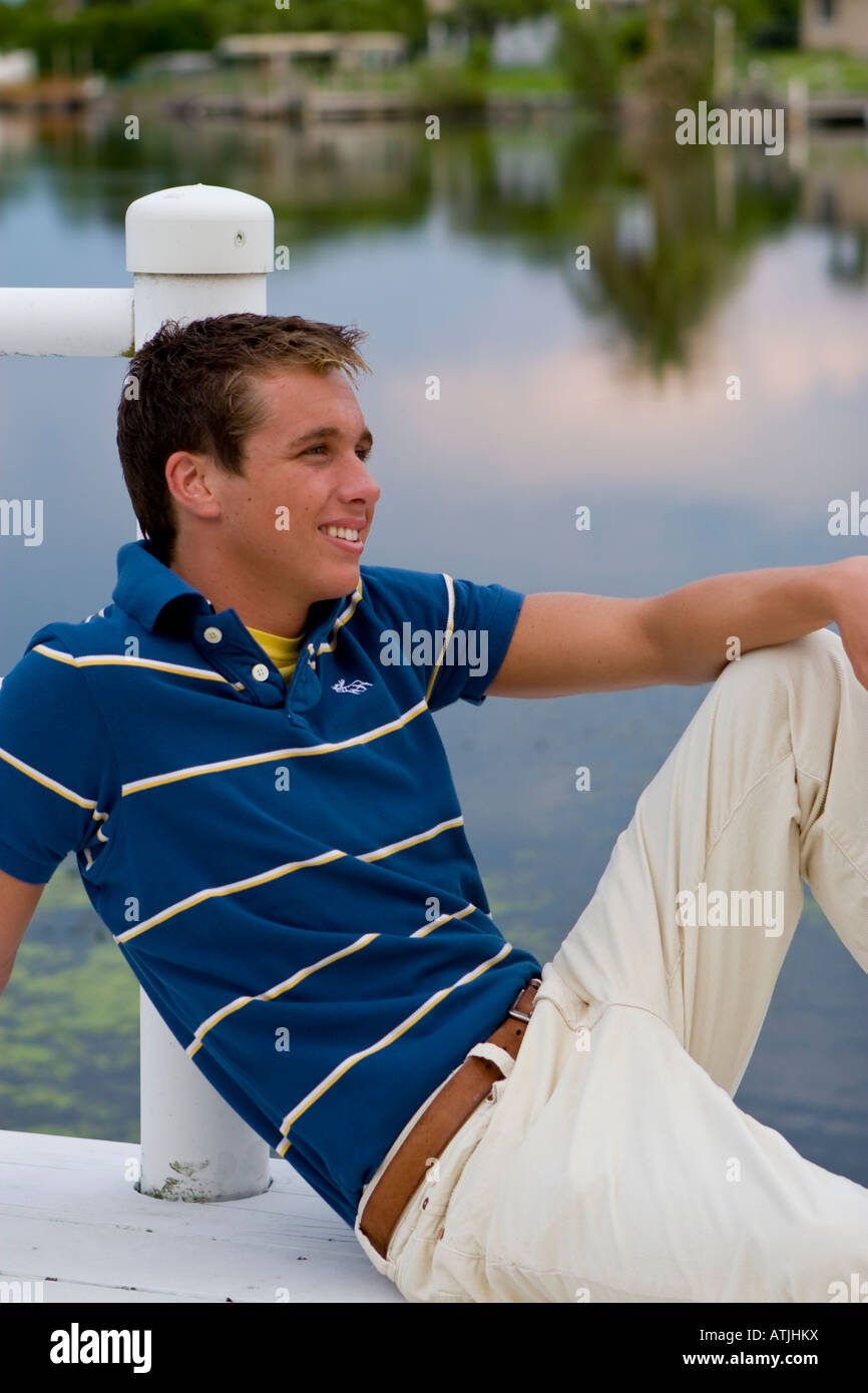 Teen Male Model Stock Photo - Alamy