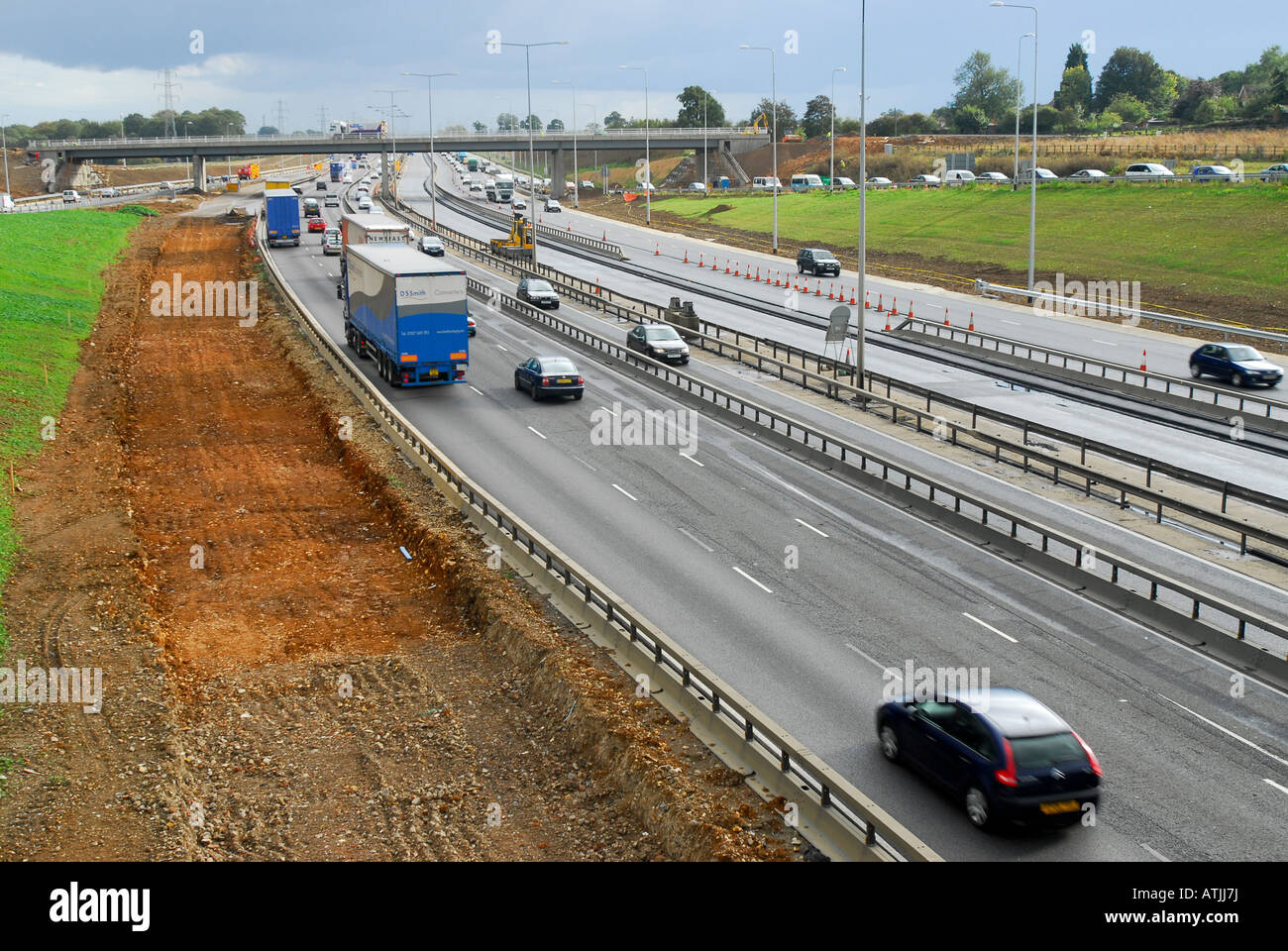 M1 smart motorway hi-res stock photography and images - Alamy