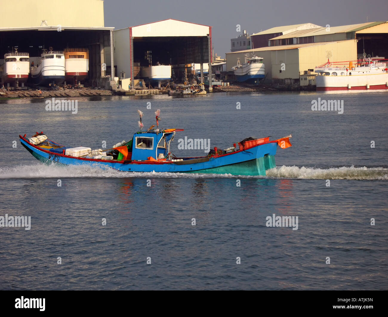 Small Wharf for Boats Stock Photo - Alamy