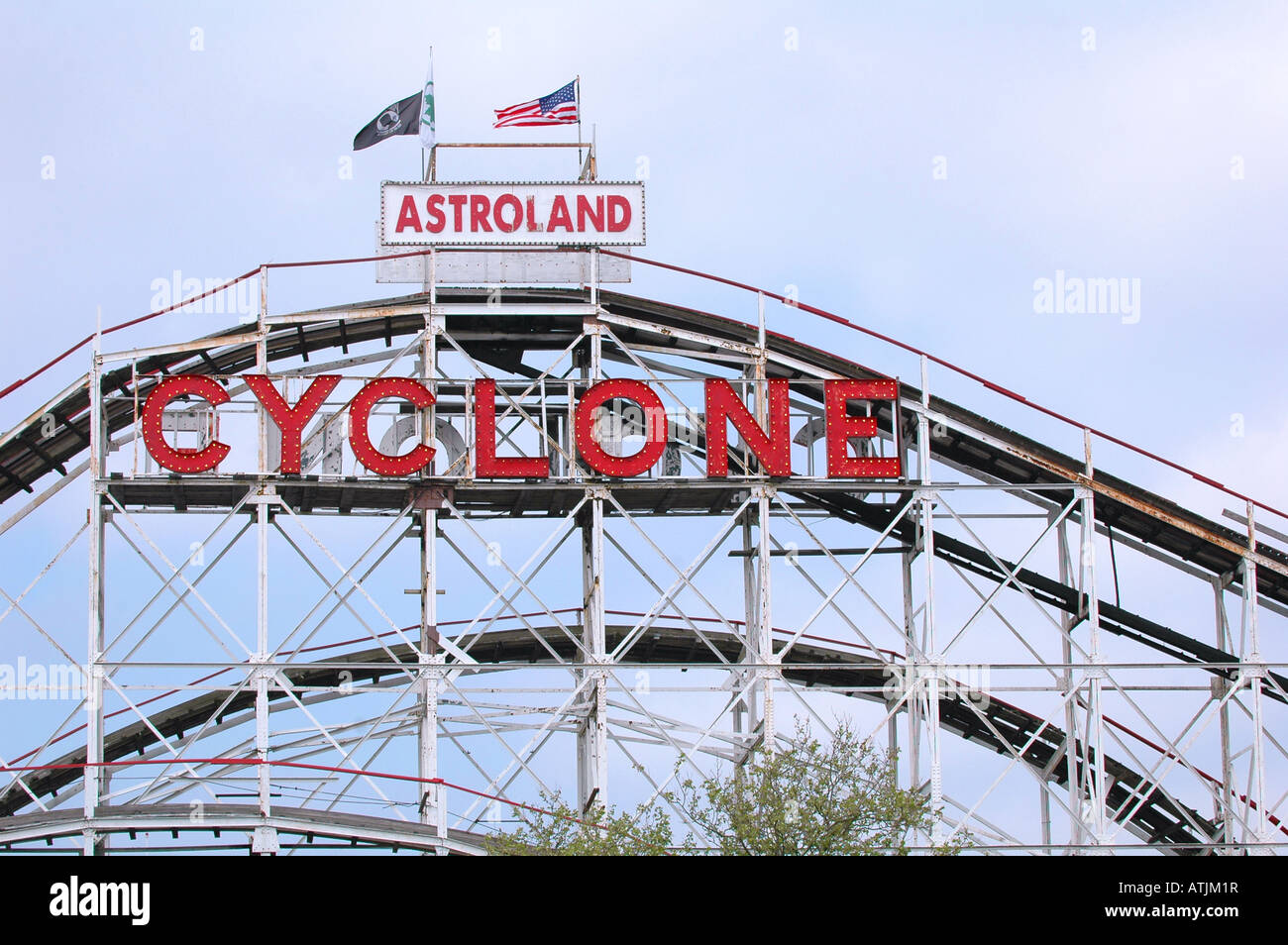 brooklyn cyclone roller coaster ride Stock Photo - Alamy