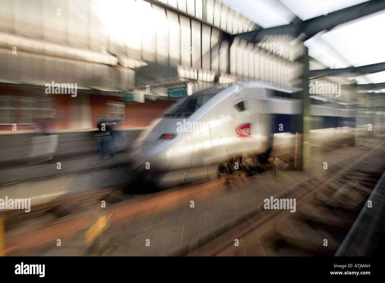 French high speed train hi-res stock photography and images - Alamy