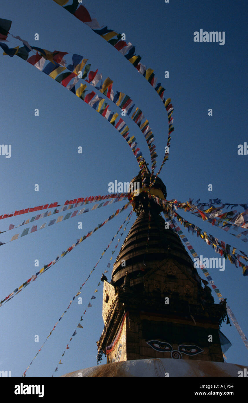 A Buddhist temple in Kathmandu Nepal Stock Photo - Alamy