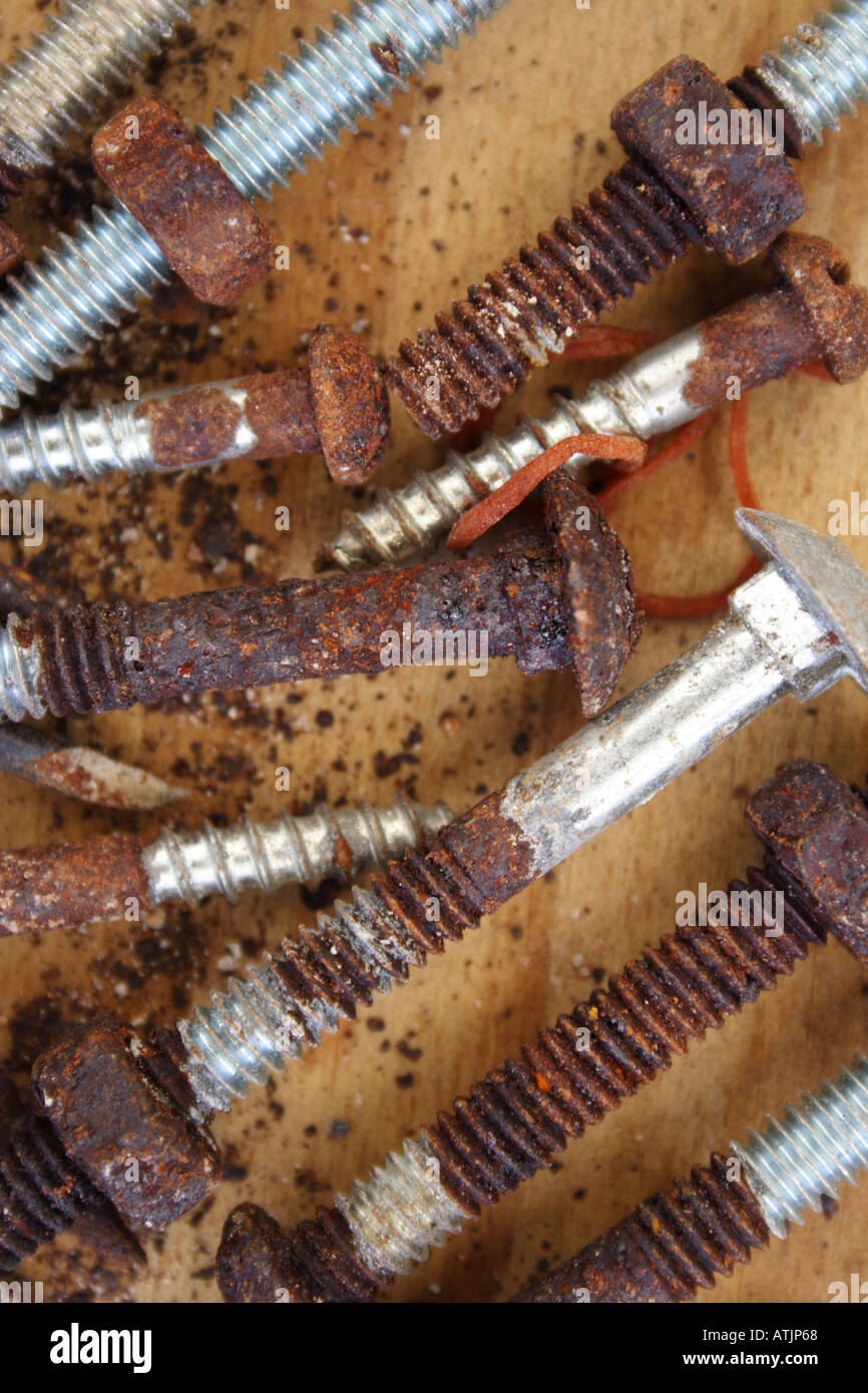 Loose rusted bolt hi-res stock photography and images - Alamy