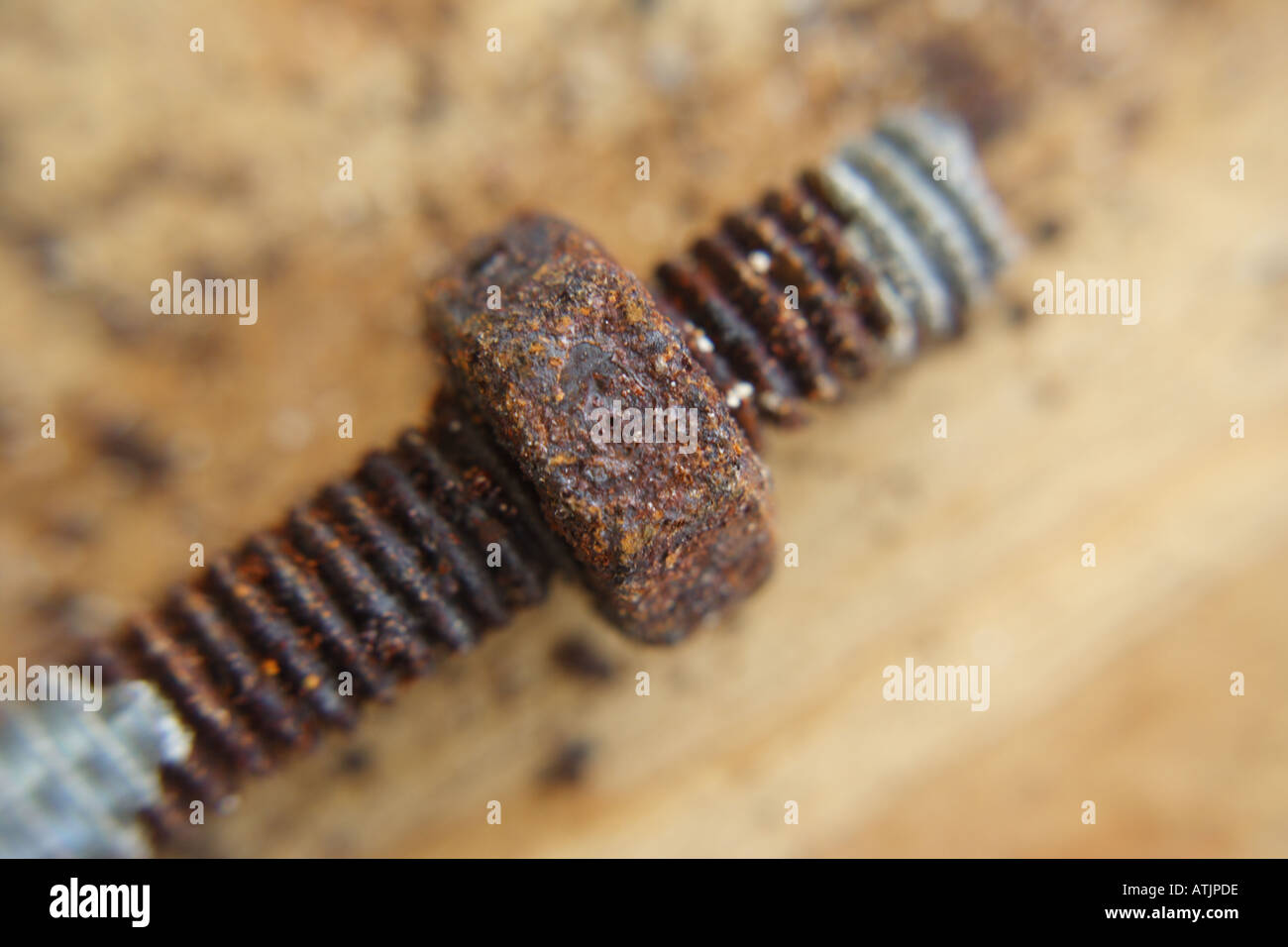 Loose rusted bolt hi-res stock photography and images - Alamy