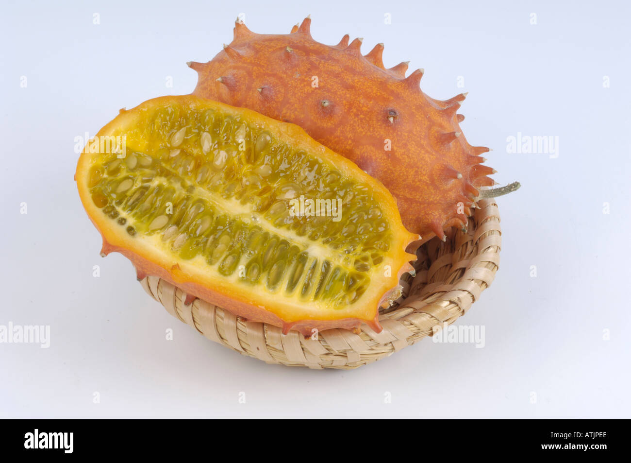 African Horned Cucumber / Kiwano Stock Photo - Alamy