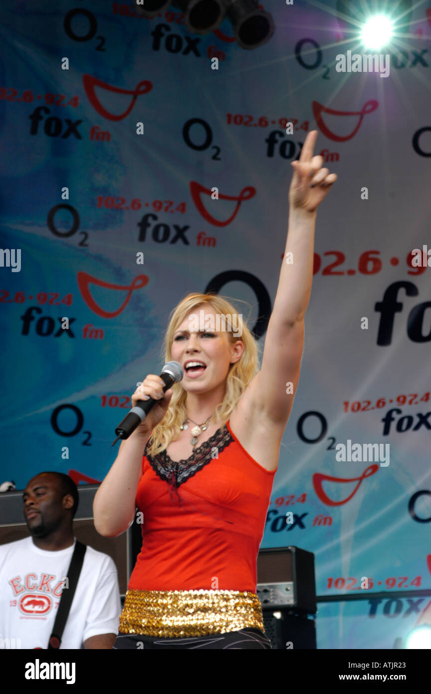 Singer Natasha Beddingfield Stock Photo - Alamy