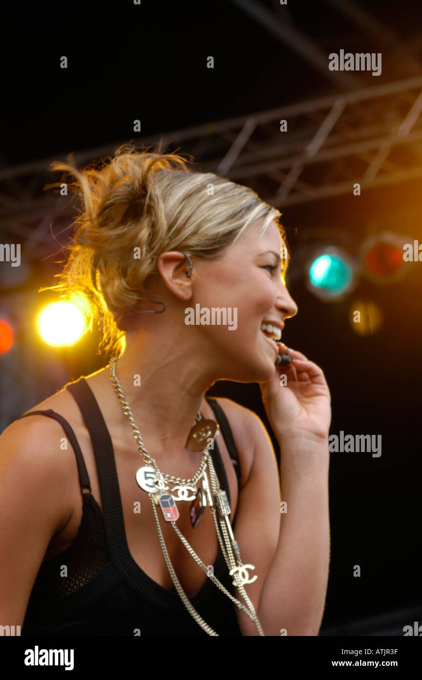 Singer Rachel Stevens Stock Photo - Alamy