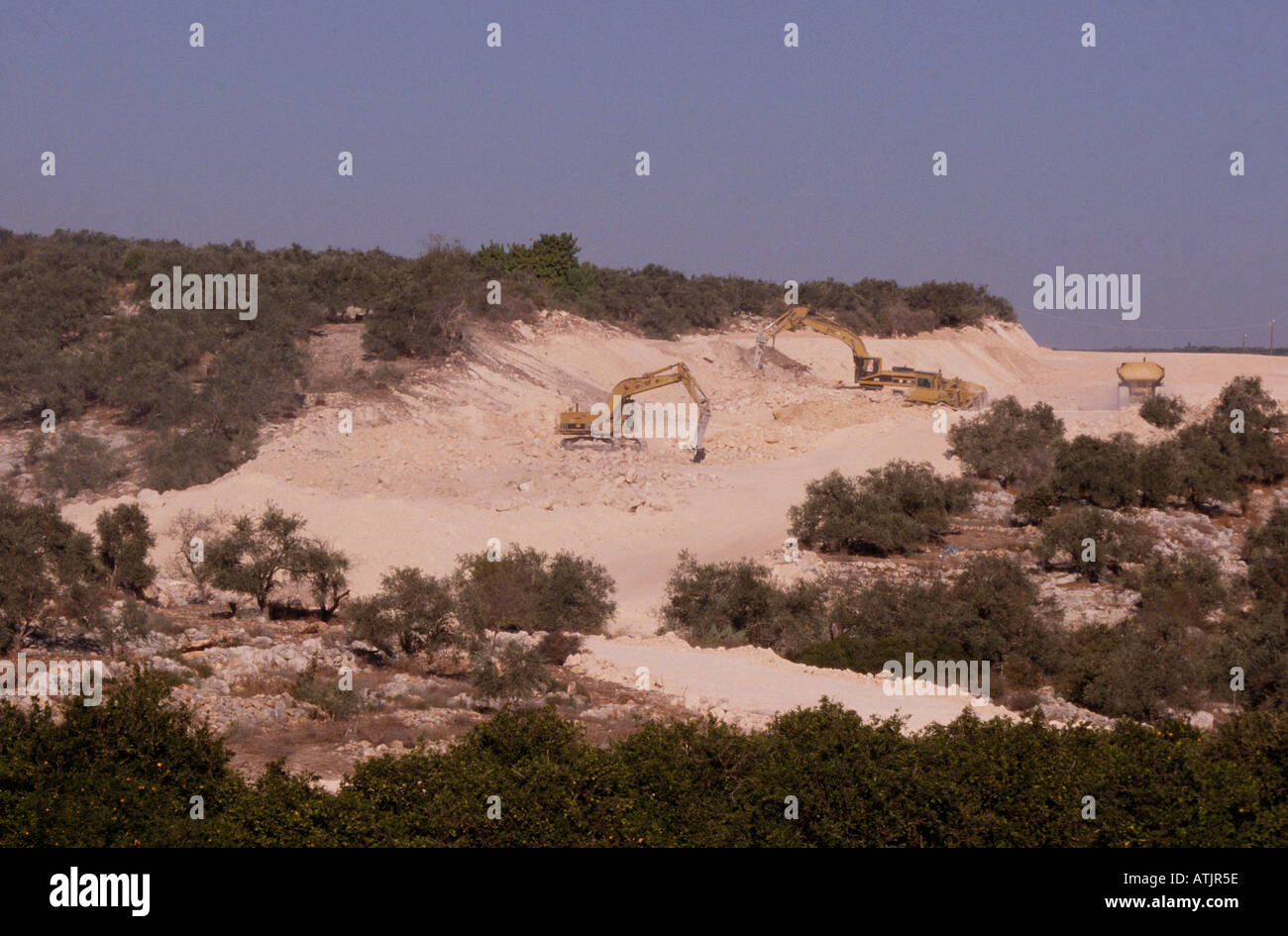 Construction site Tulkarm West Bank Stock Photo - Alamy