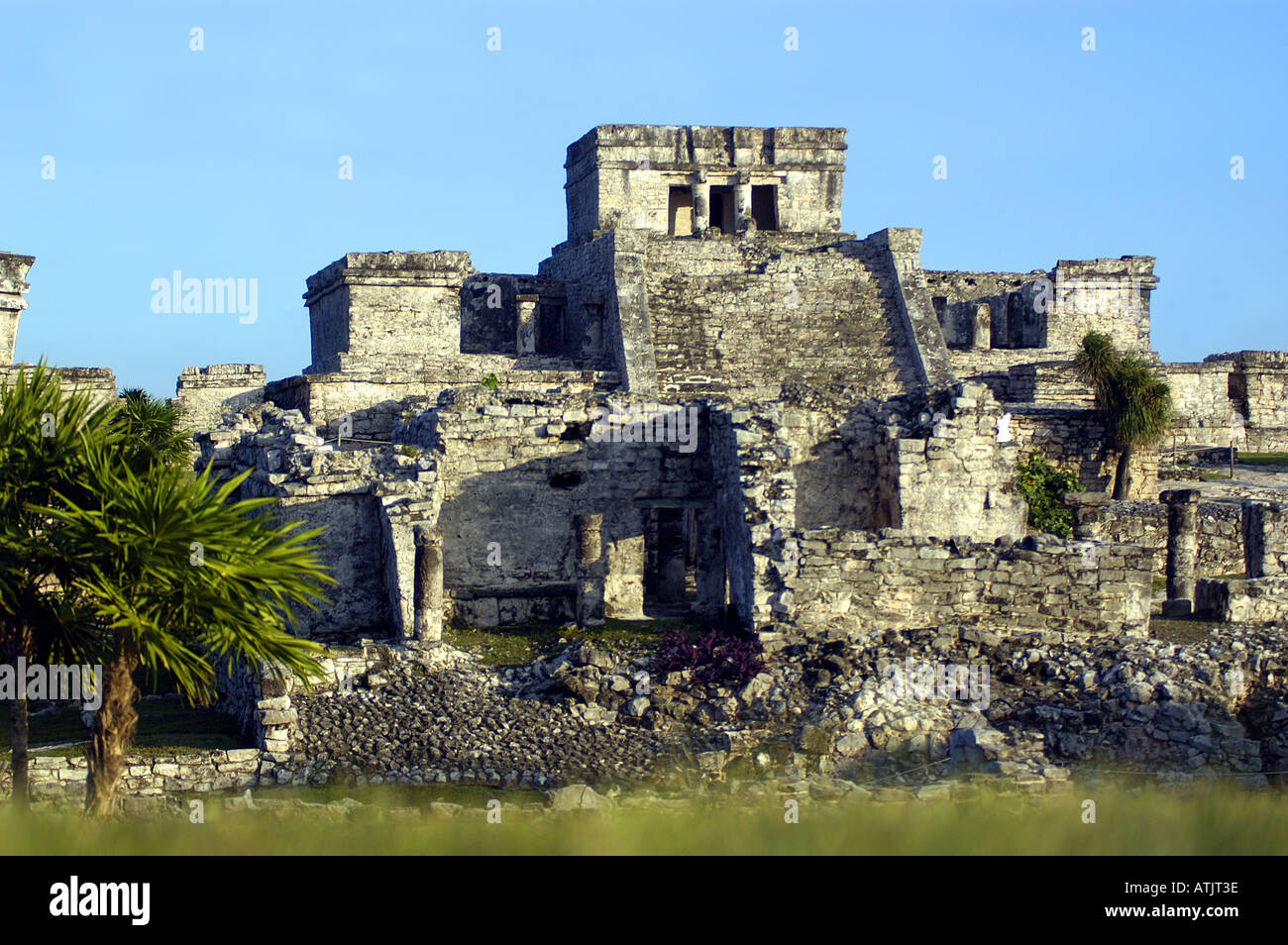 Maya Ruins at Tulum Stock Photo - Alamy