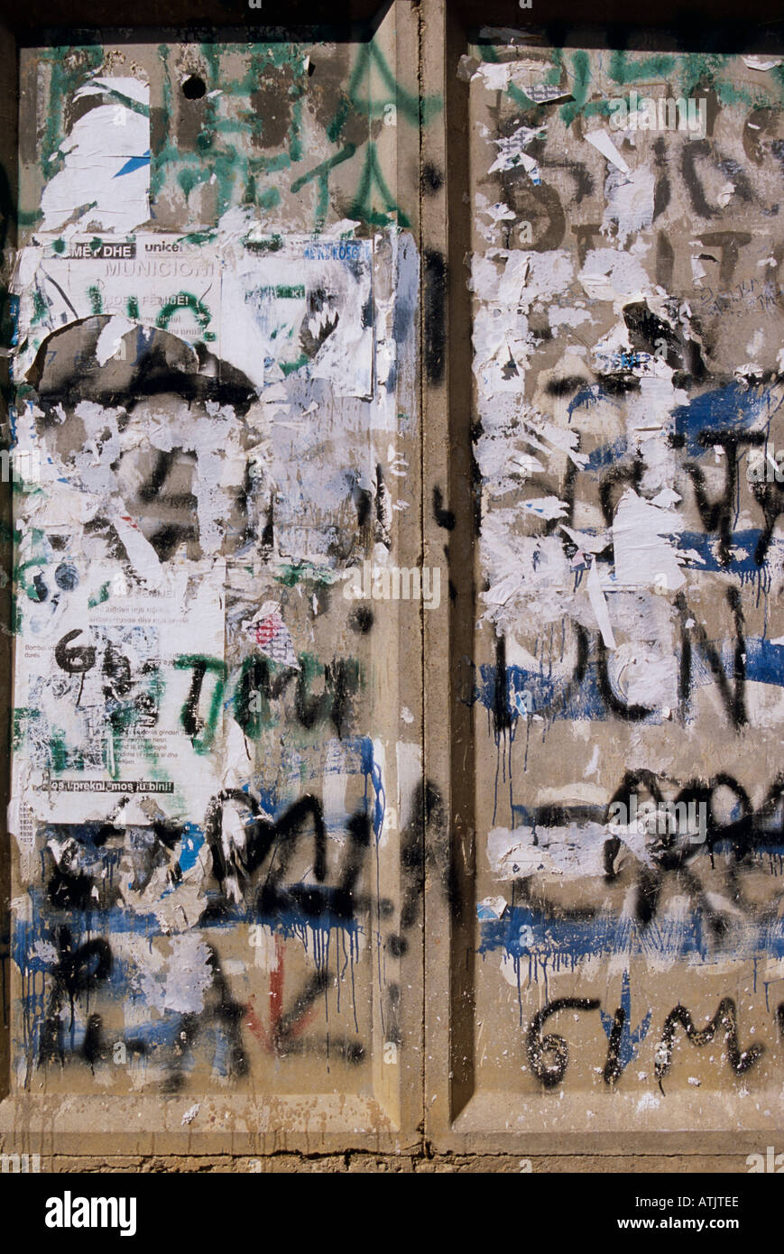 A street side graffiti in the city of Kosovo Stock Photo - Alamy