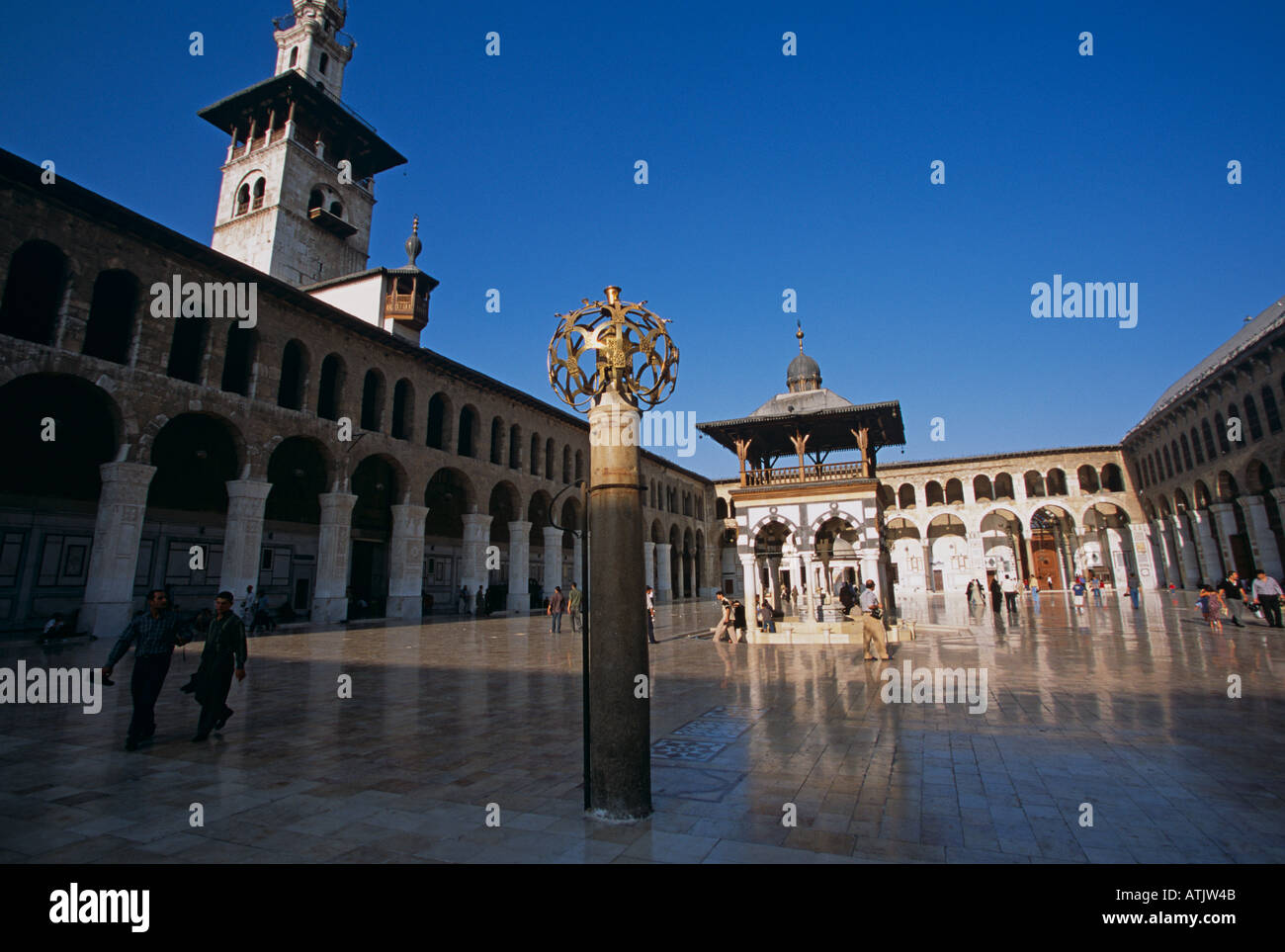 A view of Umayyad mosque in Damascus Syria Stock Photo - Alamy
