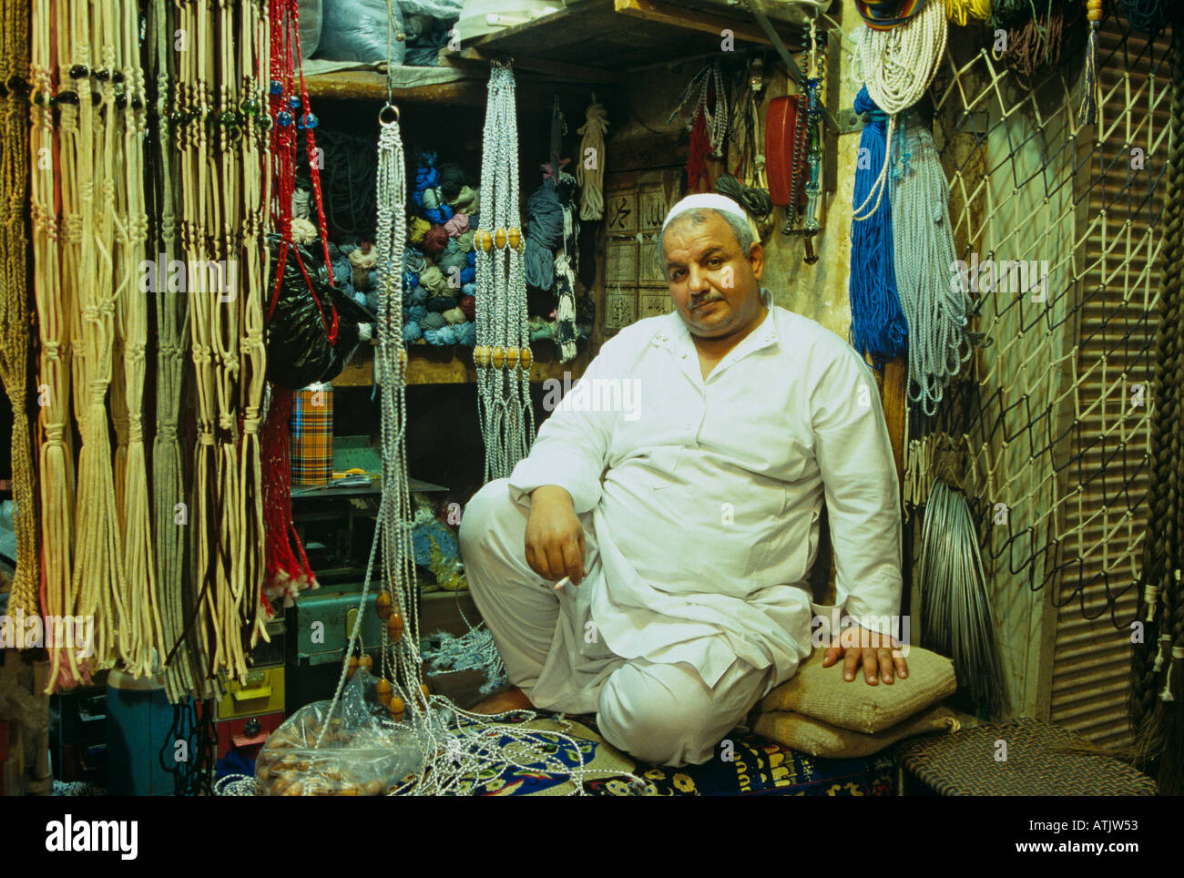 A Muslim handicraft vendor Stock Photo - Alamy