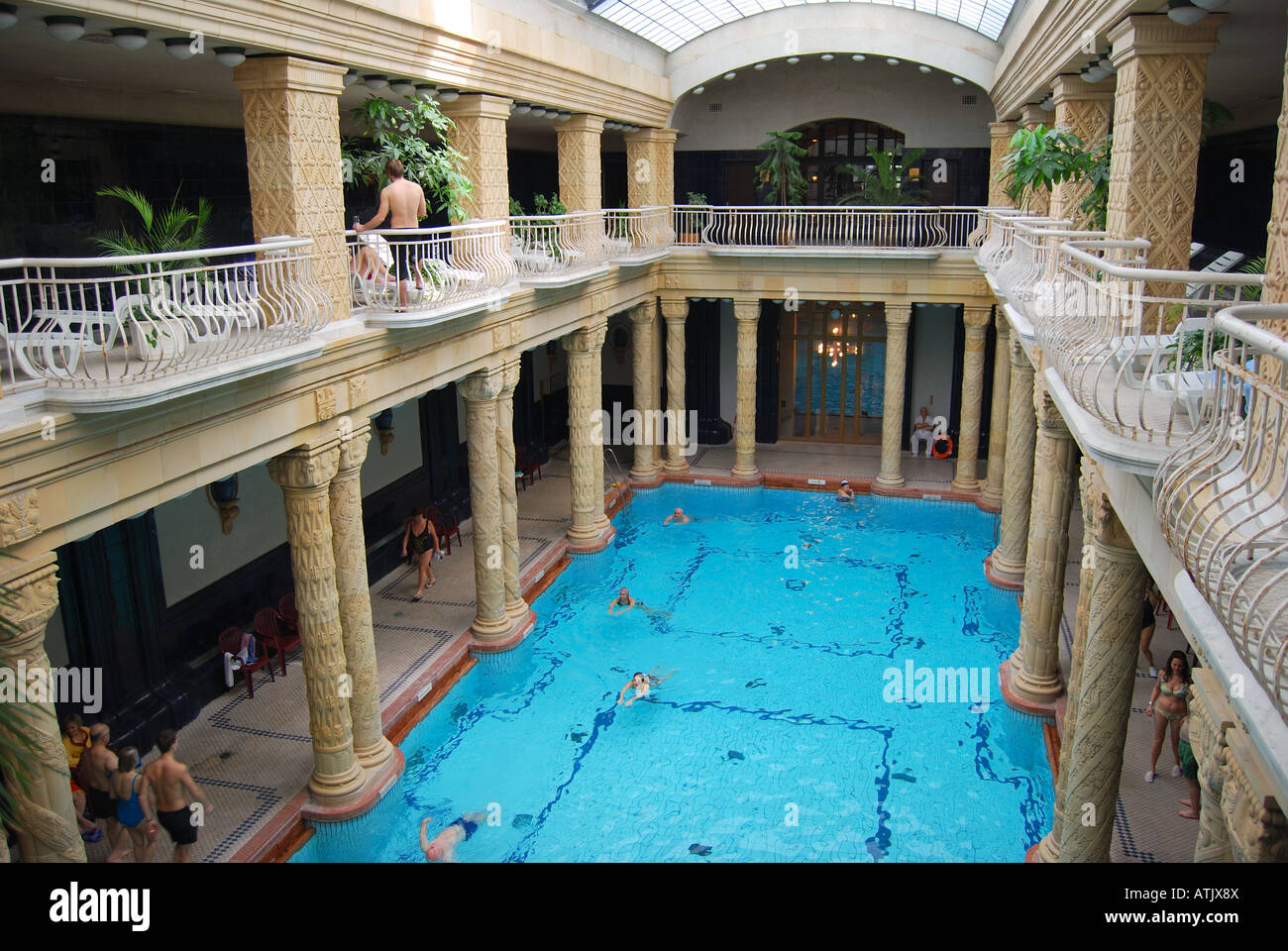 Gellert Thermal Baths, Gellert Hill, Buda, Budapest, Republic of ...