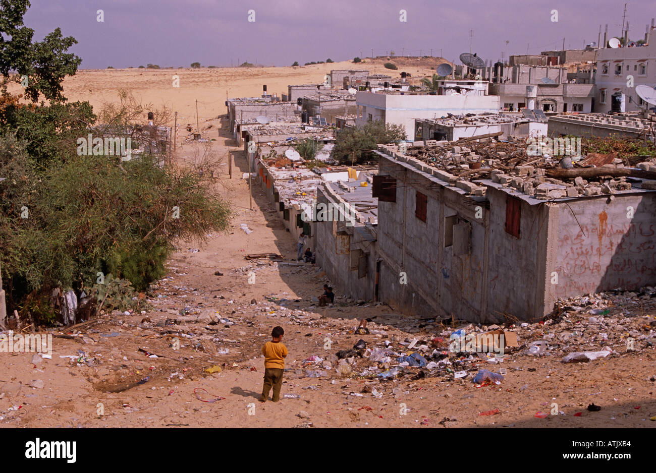 A view of Rafah a town in the Gaza strip Stock Photo - Alamy