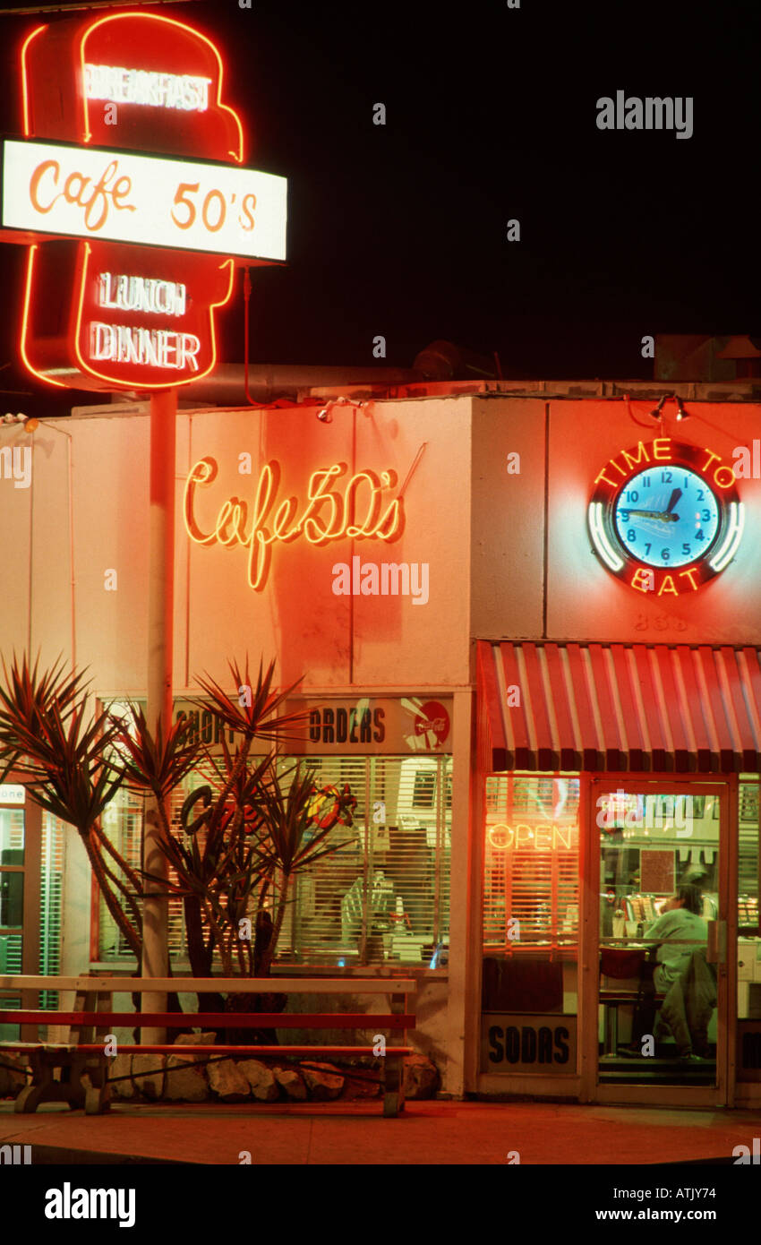 50s restaurant hi-res stock photography and images - Alamy