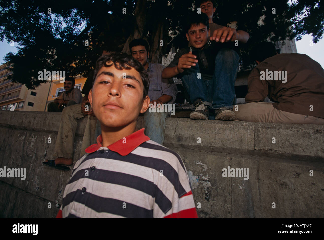 Syrian workers in Beirut Lebanon Stock Photo - Alamy