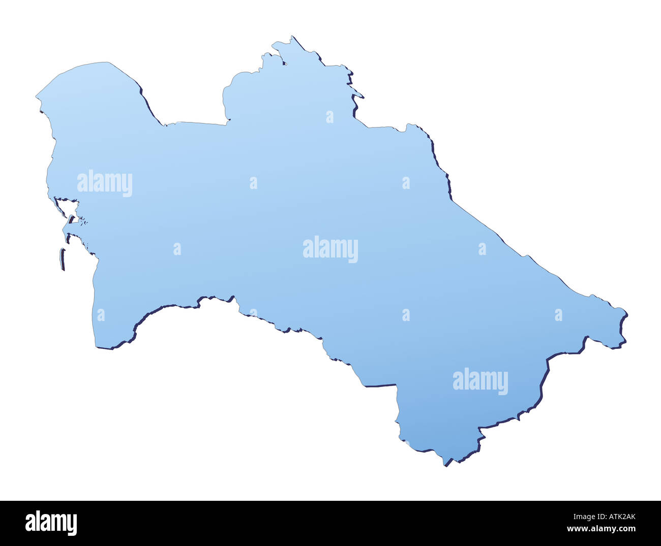 Turkmenistan map hi-res stock photography and images - Alamy