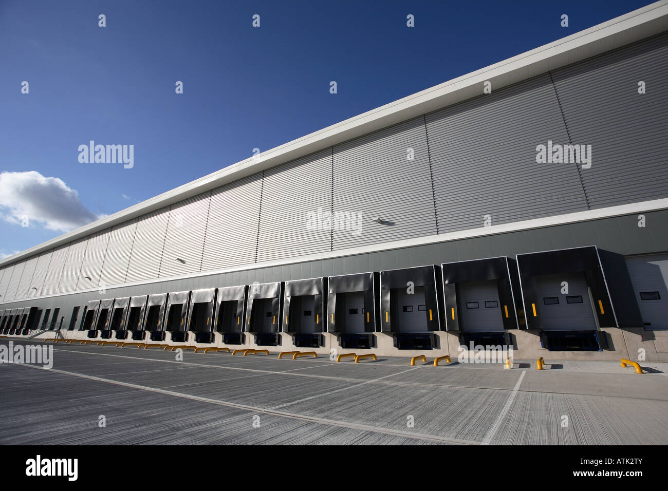A brand new large distribution warehouse in the South East of England ...
