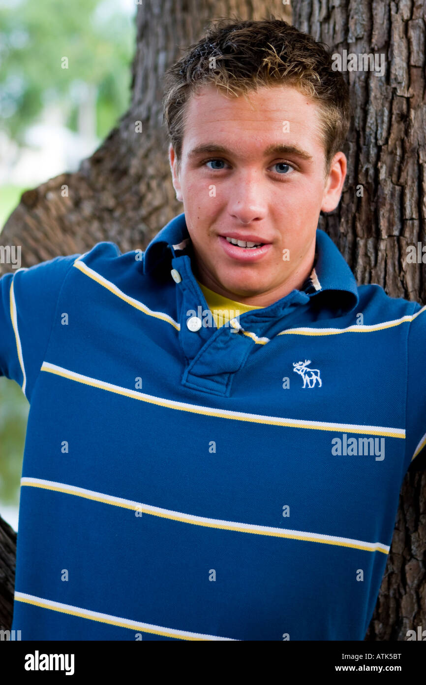 Teen Male Model Stock Photo - Alamy