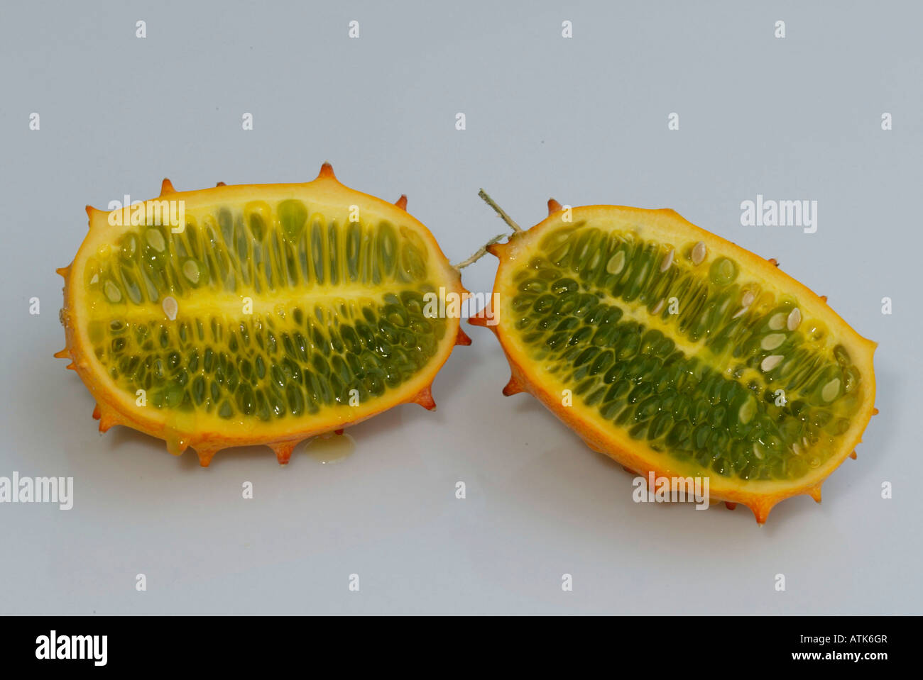 African Horned Cucumber / Kiwano Stock Photo - Alamy