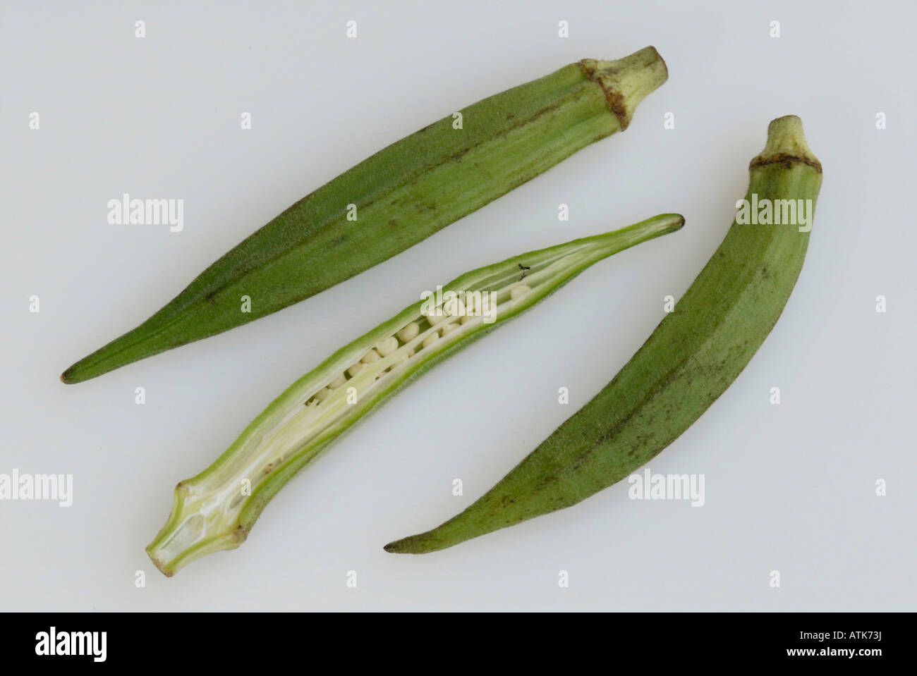 Gumbo / Gombo / Okra Stock Photo - Alamy