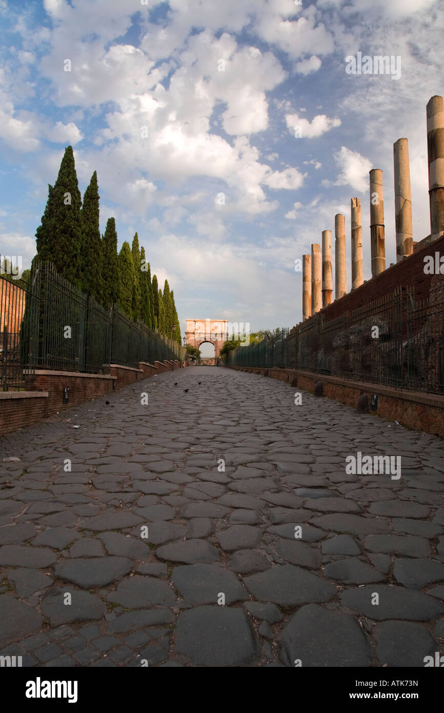 Via sacra rome hi-res stock photography and images - Alamy