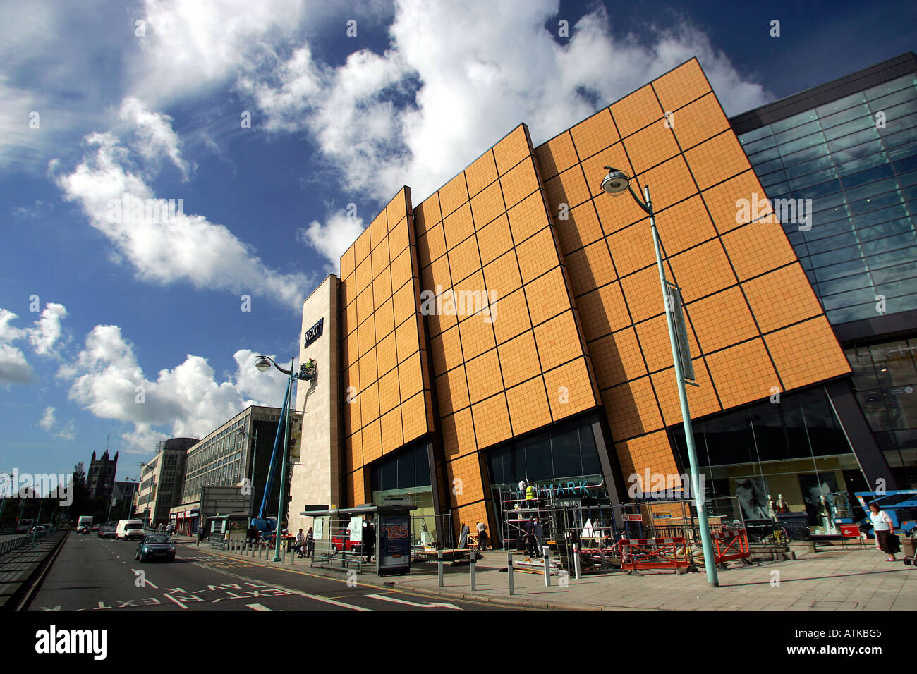 Modern architecture at the redeveloped Drakes Circus shopping centre in ...