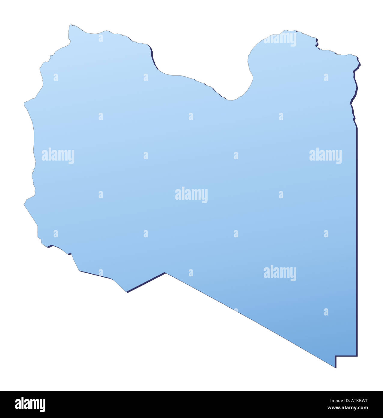Libya map hi-res stock photography and images - Alamy