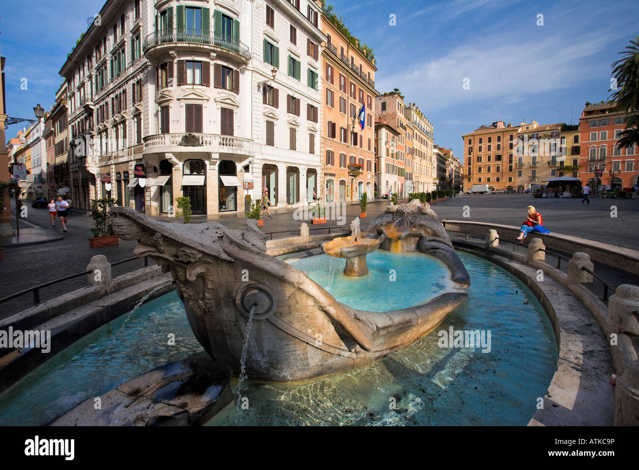 Piazza di Spagna Rome Italy Stock Photo - Alamy