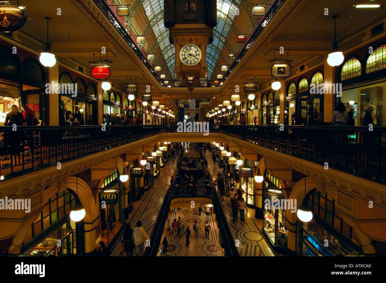 Queen victoria building qvb cafe hi-res stock photography and images ...