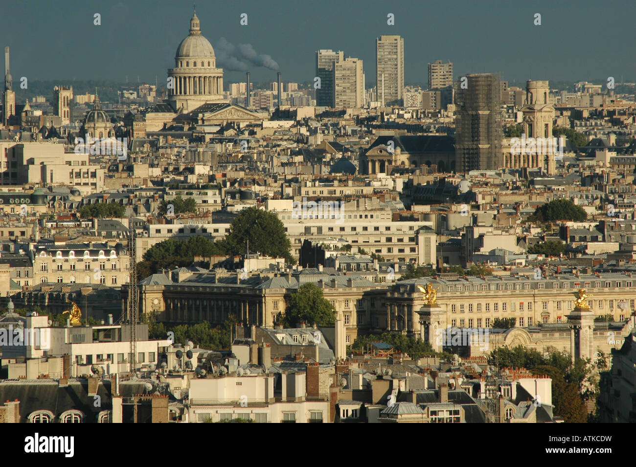 Ariel view paris hi-res stock photography and images - Alamy