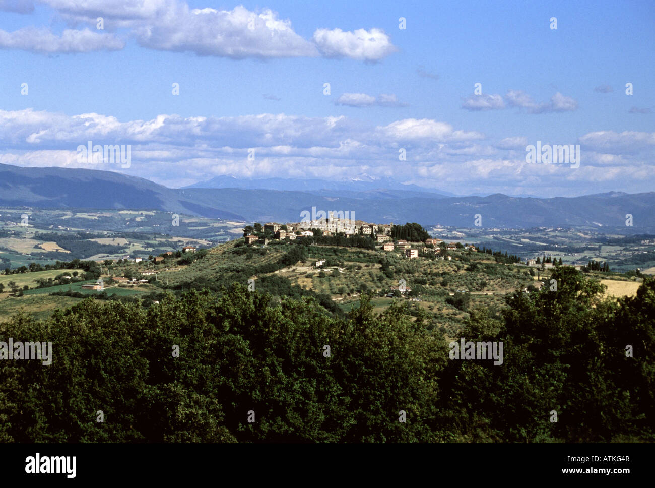 Italy - Montecastello di Vibio - Perugia countryside - Umbria Stock ...