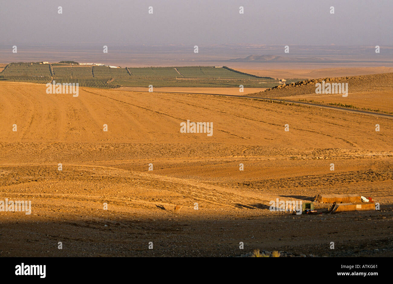 A scenic view of Jordanian Countryside Stock Photo - Alamy