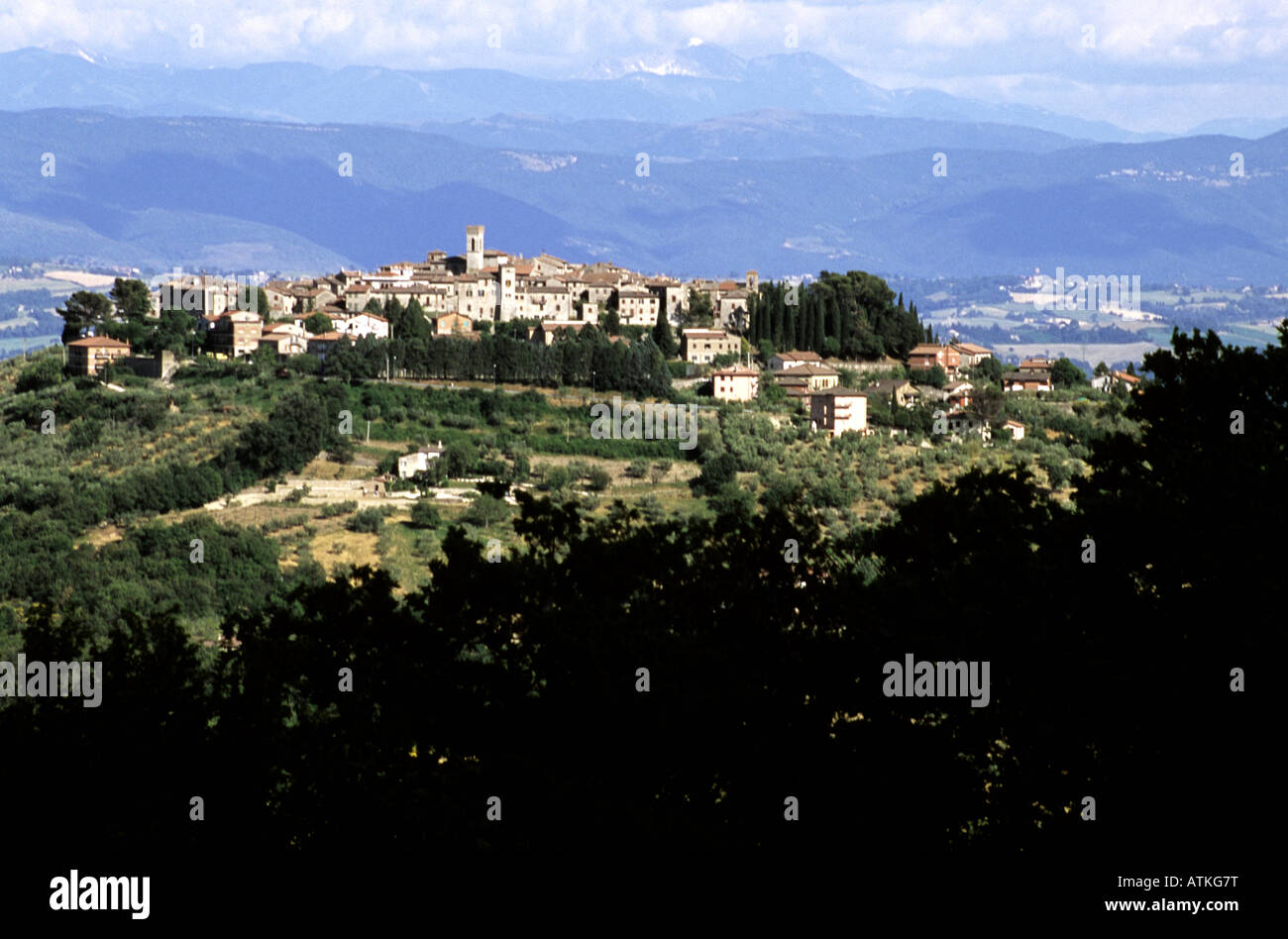 Italy - Montecastello di Vibio - Perugia countryside - Umbria Stock ...