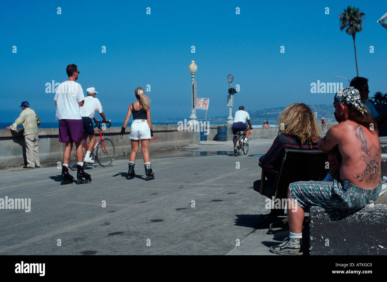Ocean Front Walk / San Diego Stock Photo - Alamy